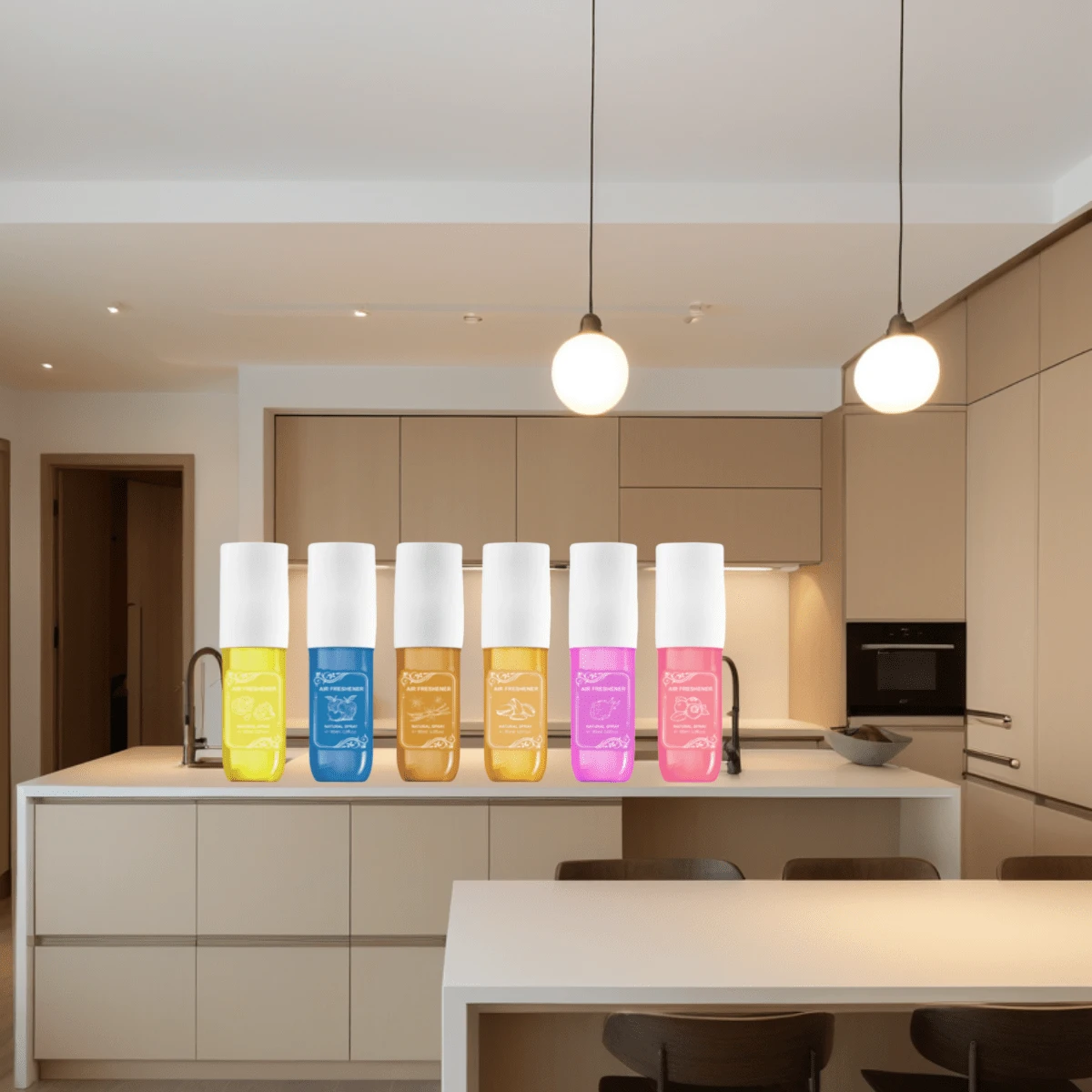 1pc 90ml Colorful Flower And Fruit Fragrance Air Freshener Suitable For ...