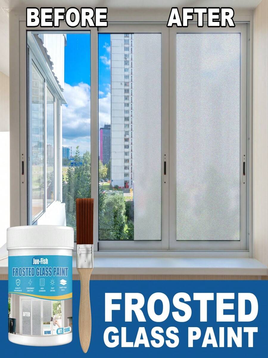 Frosted Glass Paint, Door And Window Shading Matte Matte Glass Paint ...