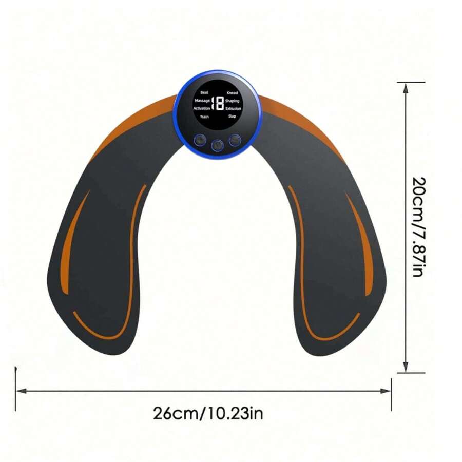 Aufladbare EMS-Muskel-Stimulator Bauchtrainer Fitness ABS Stimulator Po ...