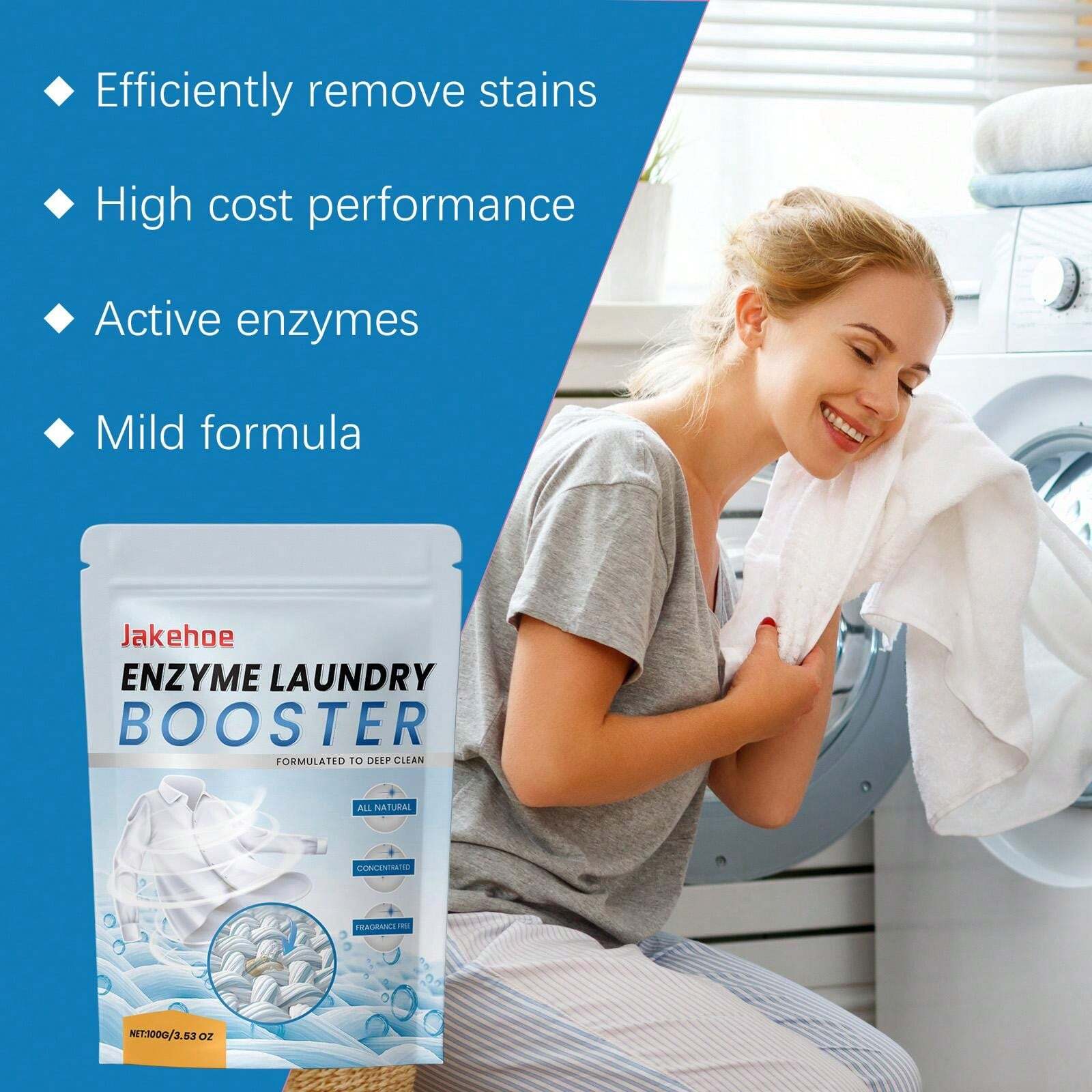 High-Efficiency Laundry Detergent Enzyme - Powerful Stain And Grease ...