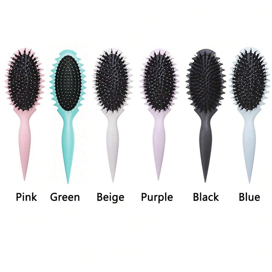 1 paquete Cepillo definidor de rizos, cepillo para cabello rizado ...