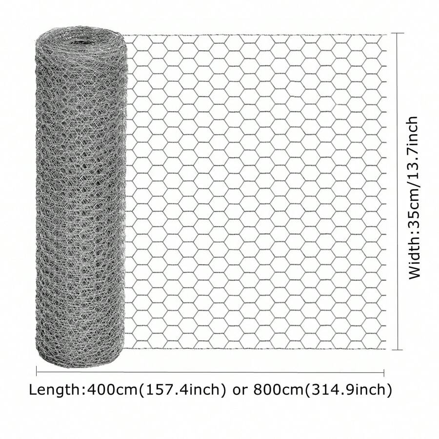 1pc Chicken Wire Fencing Mesh, Metal Floral Chicken Wire Fence For ...