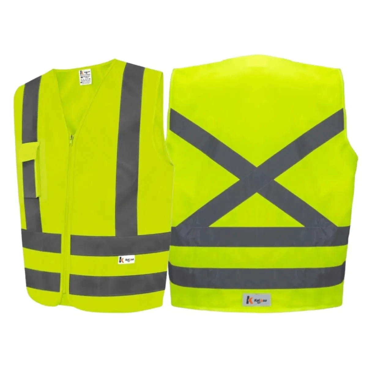 PPE Signaling Vest Reflective Strip For Construction Works Cycling Road ...