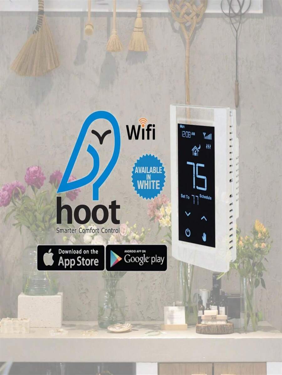 King Electric K902-W 240V 16A Double Pole Hoot WiFi Line Voltage ...