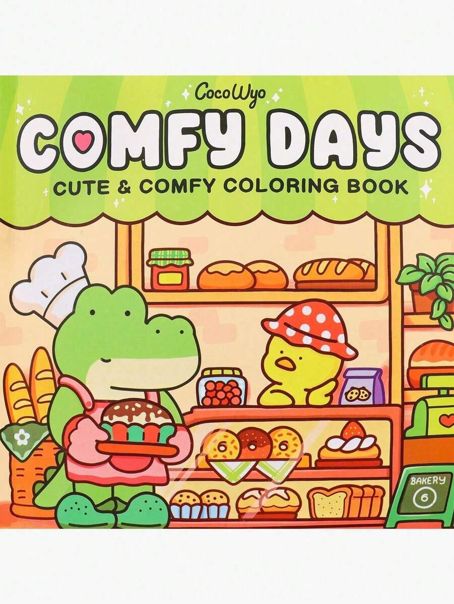 Comfy Days:Coloring Book For Adults, Bold And Easy, Simple And Big ...