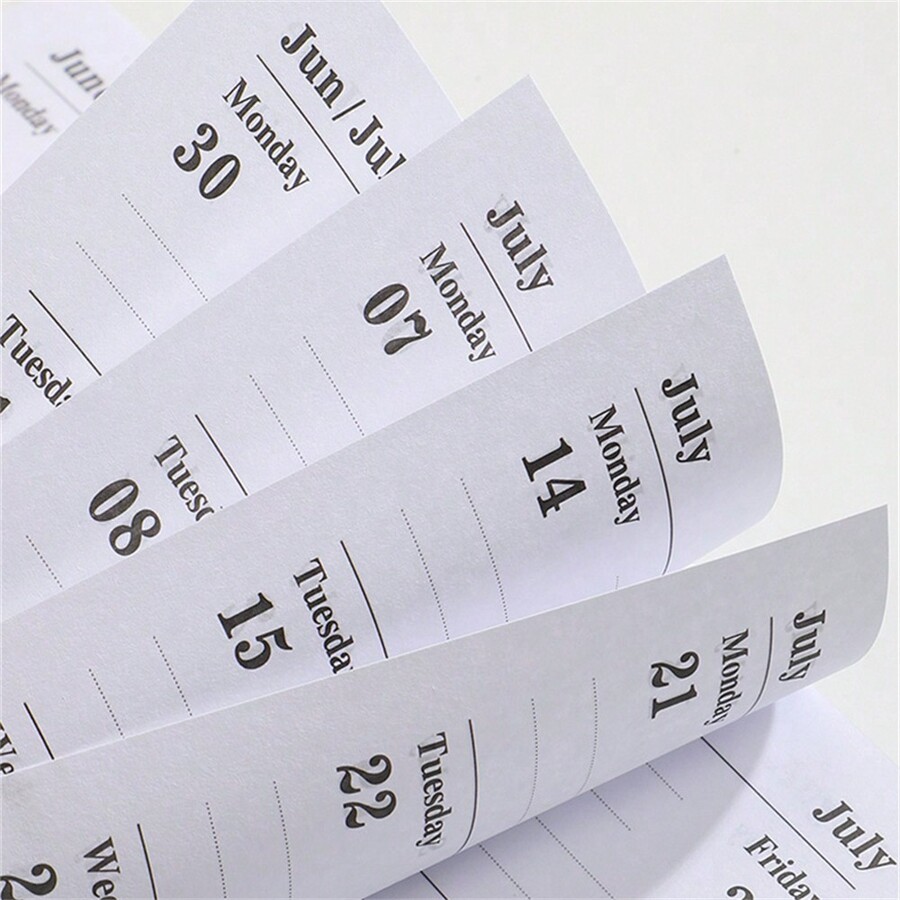 2025 Gedateerd A6 Engels Planner Notitieboek, 365 Dagen Weekschema's ...