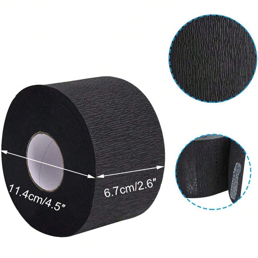 AliLeader 5 Rolls Disposable Barber Paper Neck Strips, Hairdressing ...