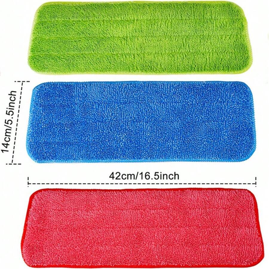 Microfiber Flat Mop Replacement Pads, Fit For Star Spraying Mop Head ...