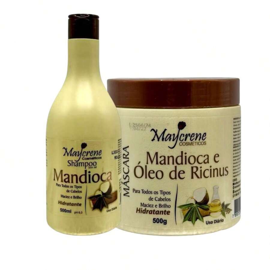 Cassava Shampoo + Maycrene Conditioner Hair Kit | SHEIN ITALIA