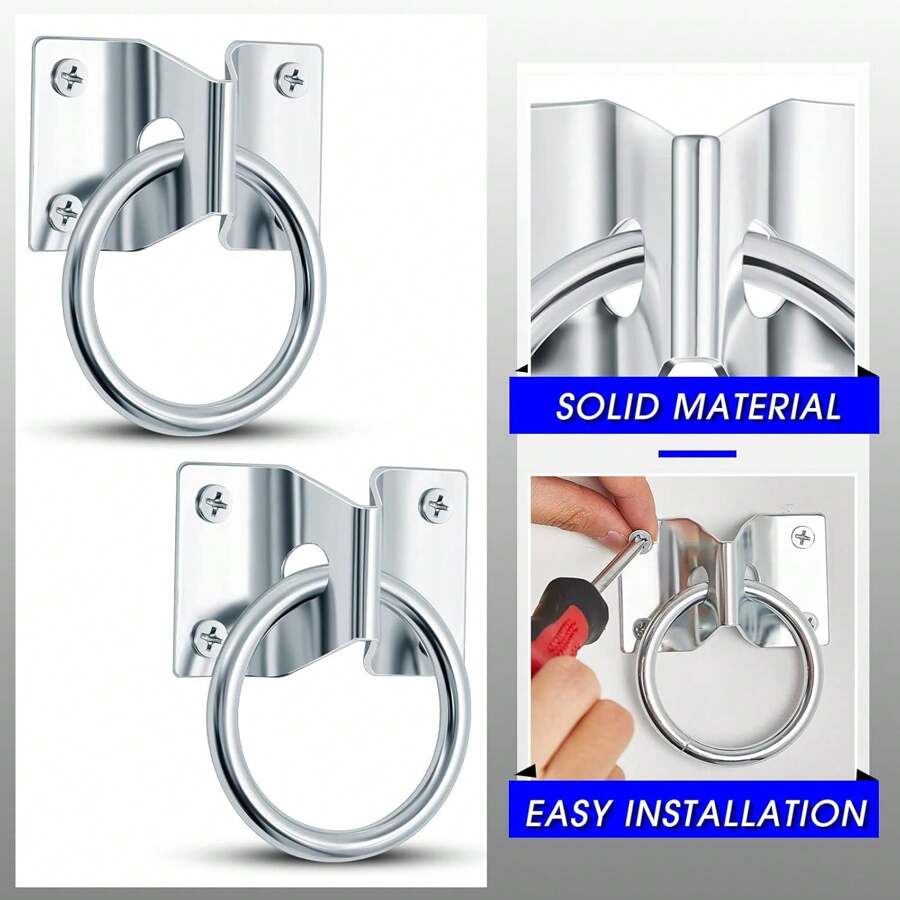 Anneau de cravate croisé Shimeyao pour chevaux, anneau de cravate de blocage, anneaux d'attache ...