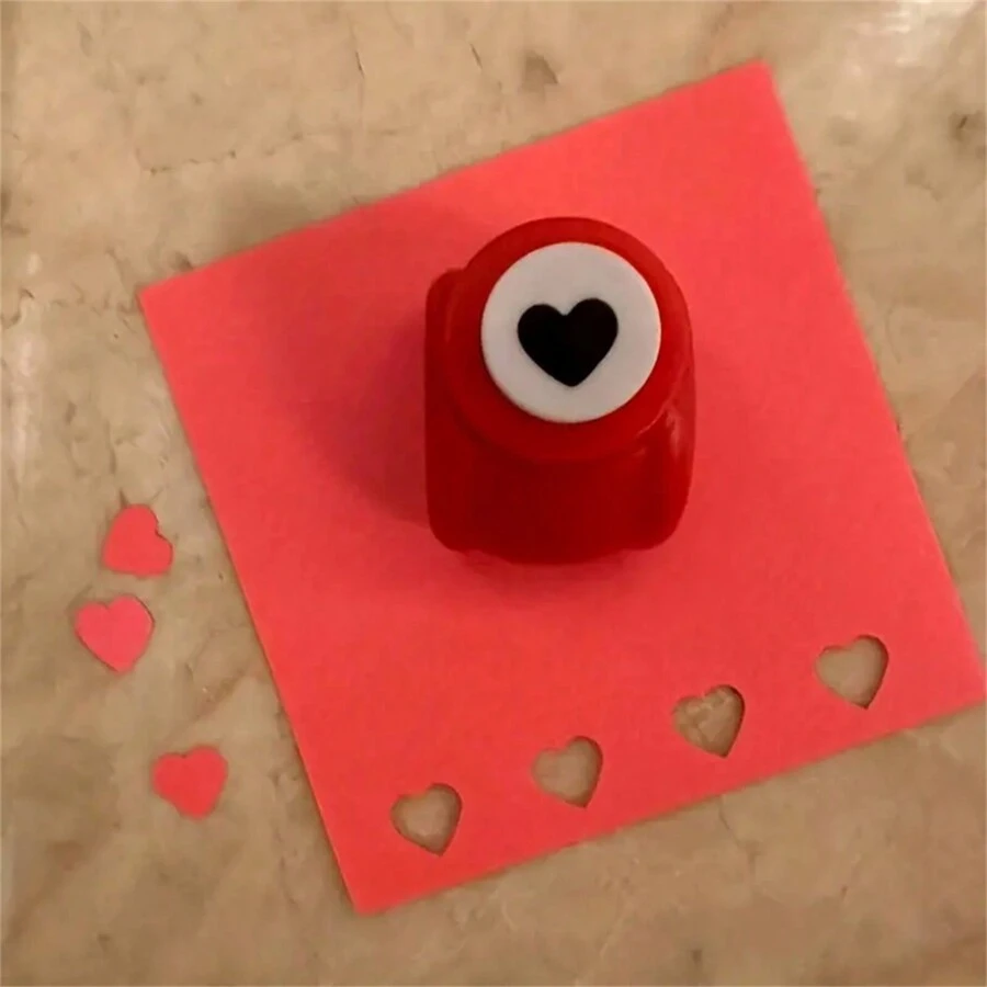 1pcMini Cute Paper Embodying Machine, Heart Punch, Handmade DIY ...