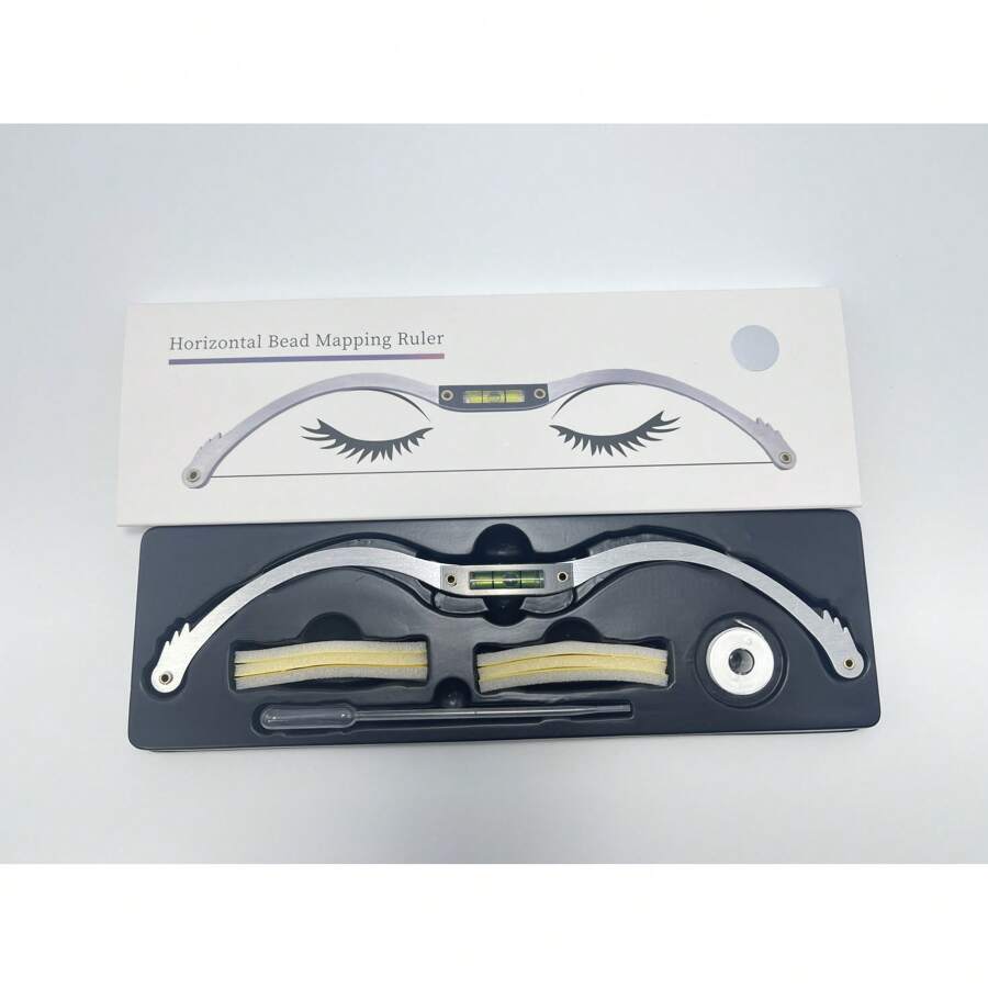 Microblading Eyebrow Ruler, Symmetric Eyebrow Shaper With Level Gauge ...