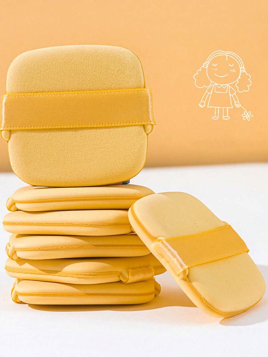 6 Pieces Of Boxed Powder Puffs That Do Not Eat Powder, Q Elastic Soft ...