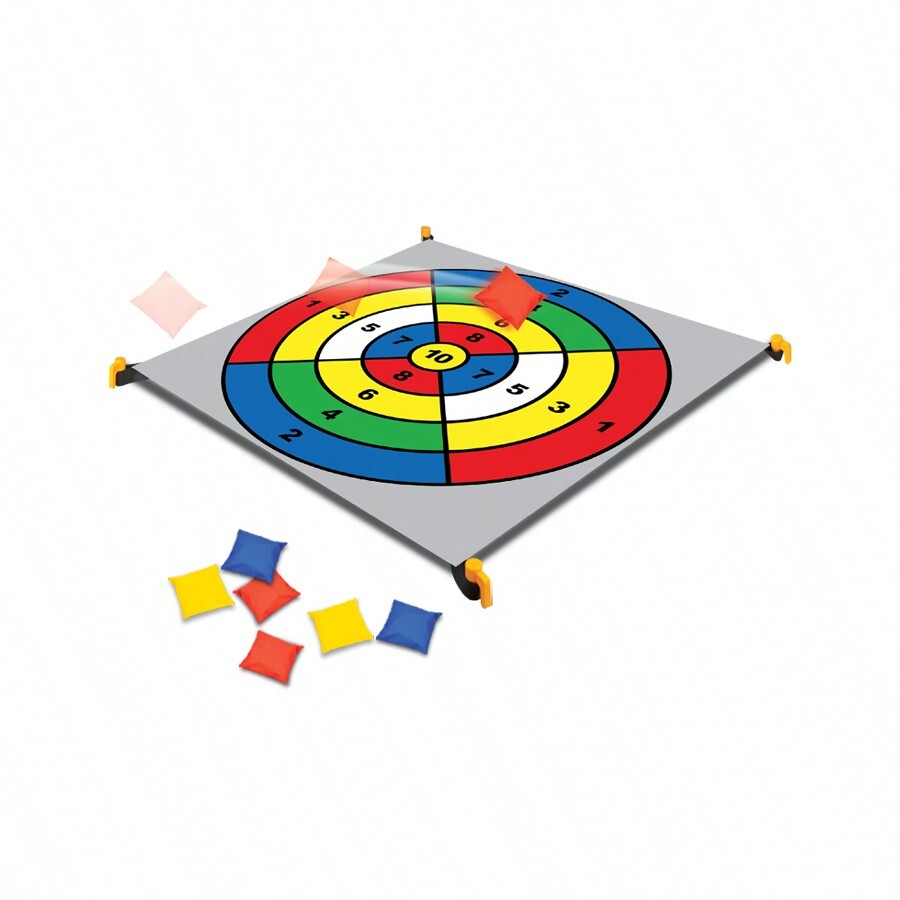 1pc Cornbread Toss Cloth & 6pcs Cornfilled Bags. Portable Beanbag Toss ...