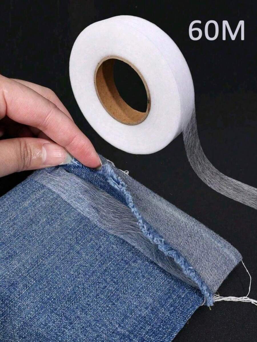 1 Roll 60M Double-Sided Fusible Interfacing Without Non-Woven Hot Melt ...