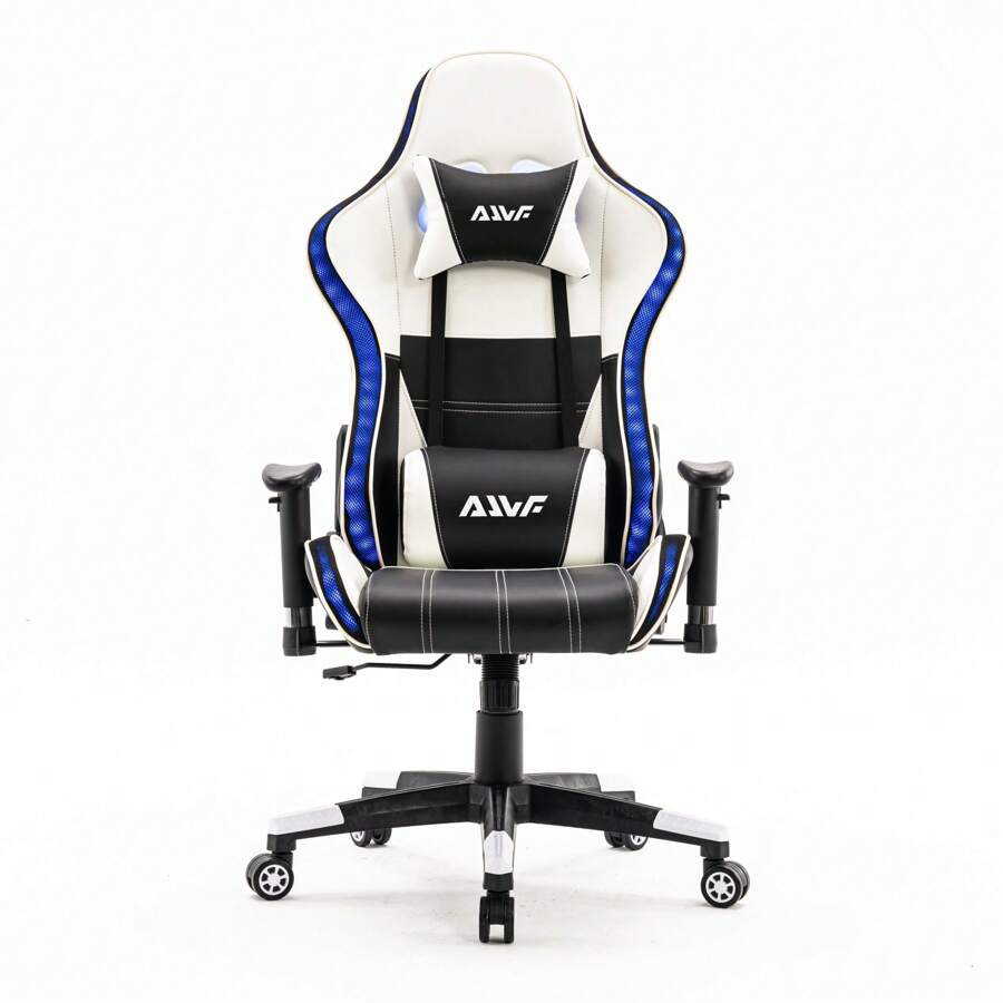Gaming Chair With LED Gamer Chair RGB Light Illuminated Computer Chair ...
