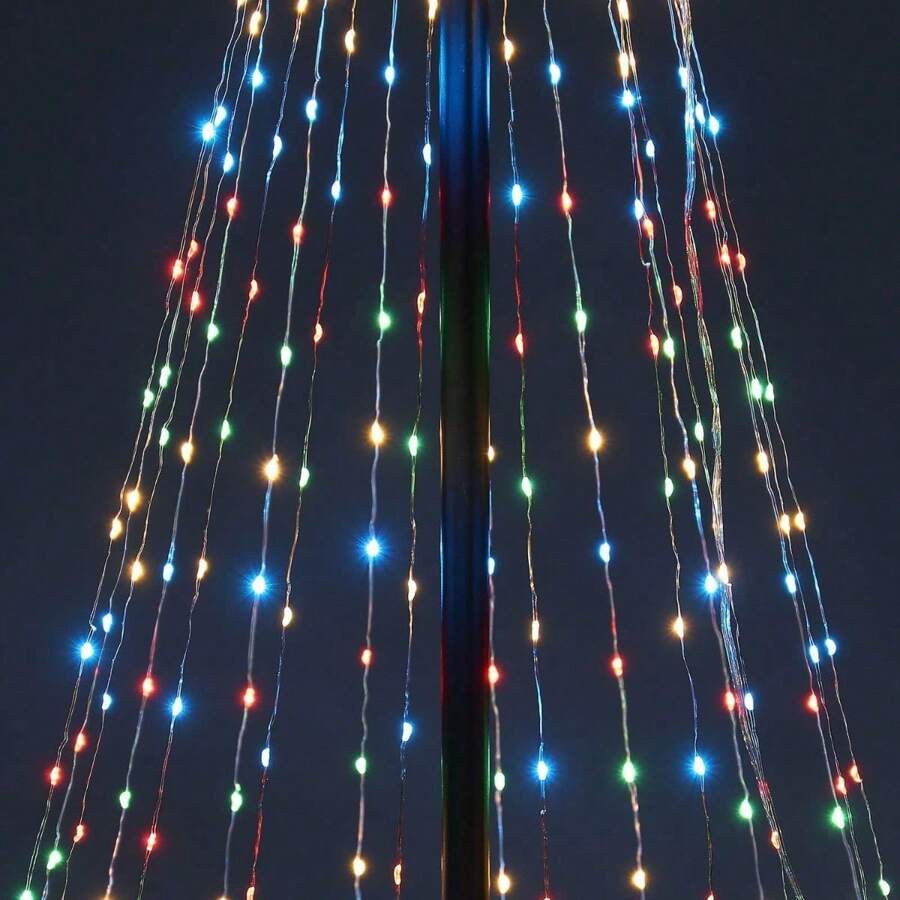 Christmas Cone Tree Light Up Warm White, Cool White Or Multi Micro LED ...