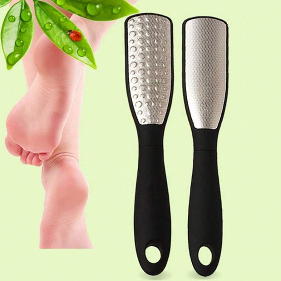 Basic Pedicure File, Stainless Steel Foot File Double-Sided ...