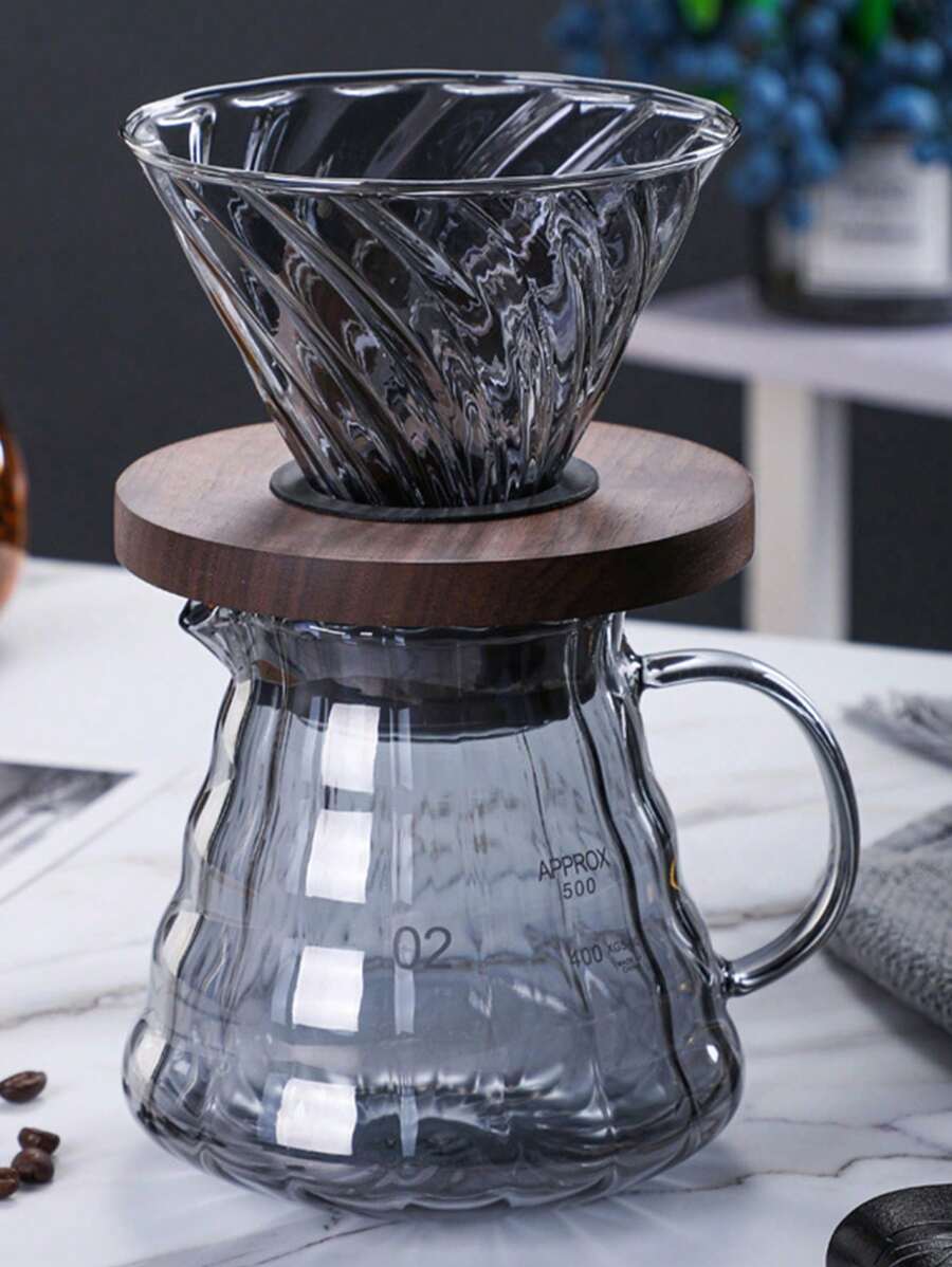 Brutelle 1pc Hand-Brewed Coffee Maker Set V60 Coffee Filter Cup Gray ...