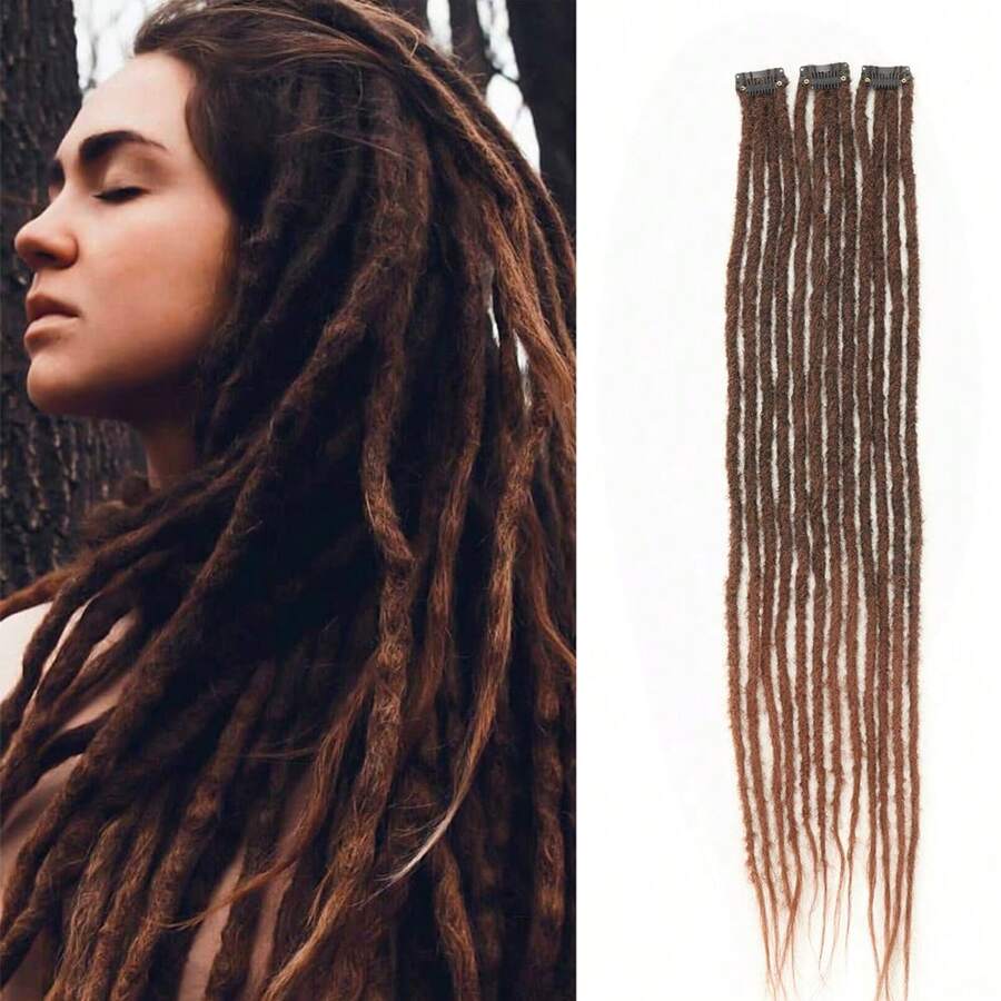 Extensiones de rastas estilo bohemio con extremos rizados de 24 ...