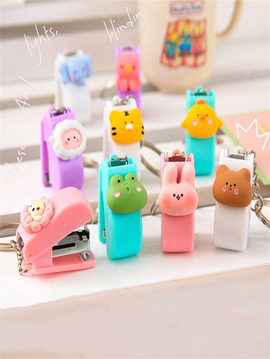 1pc Cute Cartoon Stapler - Portable, Office Binding Tool, Student ...