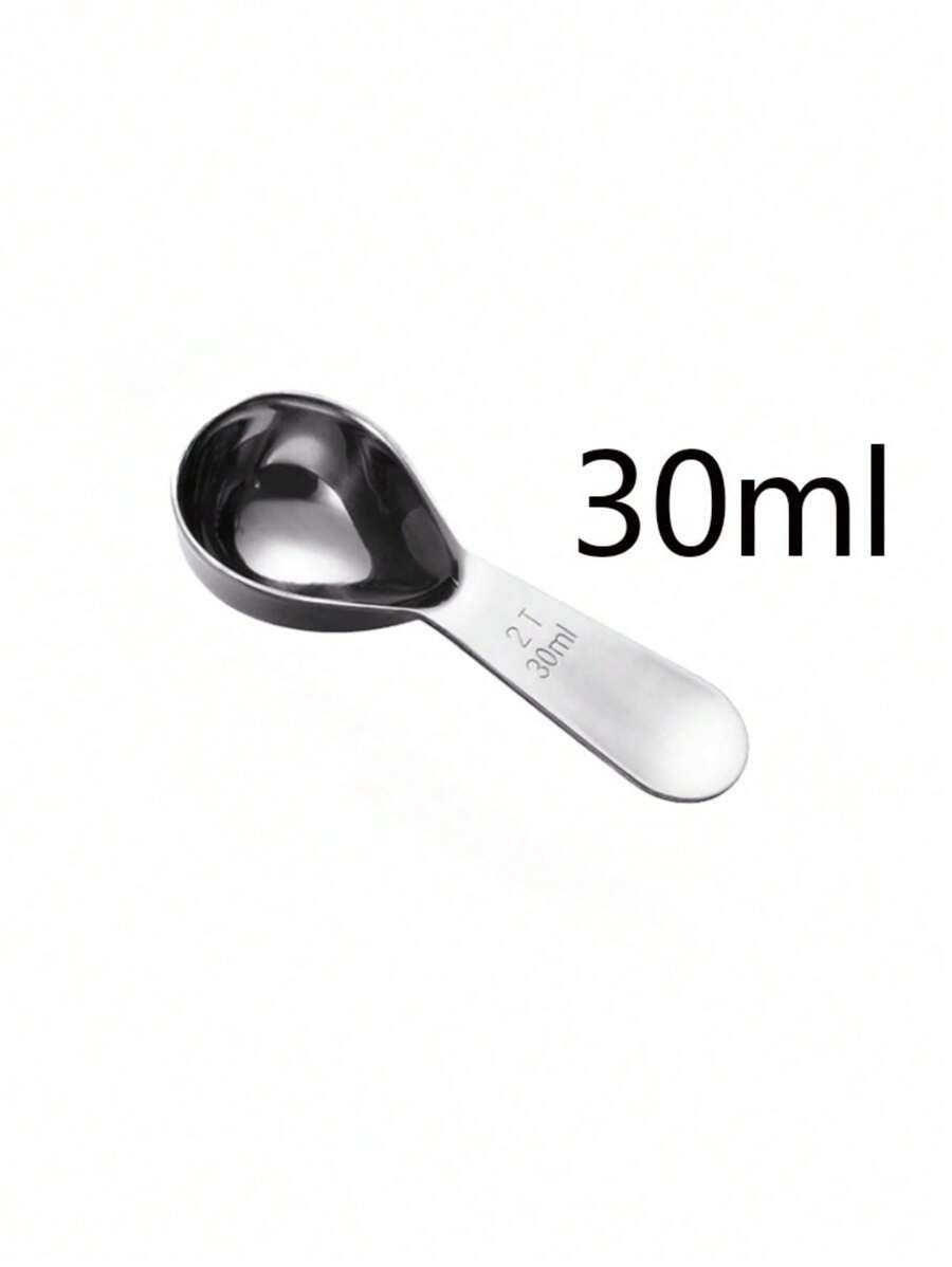 1 pièce Cuillère à café de mesure en acier inoxydable 304 de 15/30 ml avec marques d'échelle ...