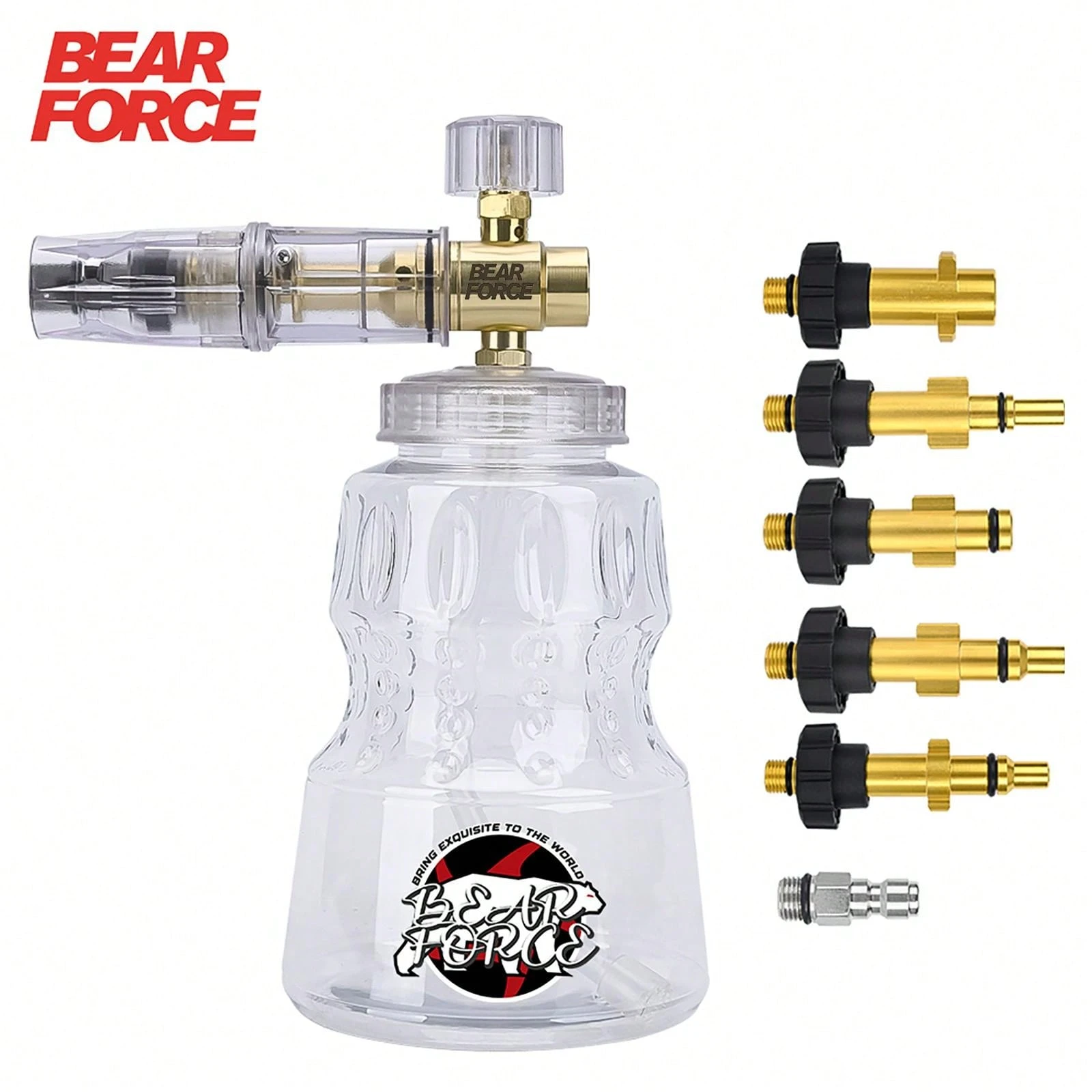 BEAR FORCE Pressure Washer Aluminum Foam Lance Foam Nozzle Car Wash ...