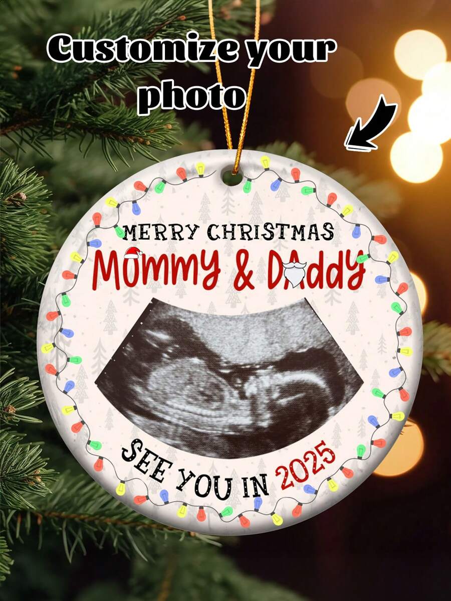 1pc Customized B-Ultrasound Photo Tree Decoration, Personalized ...