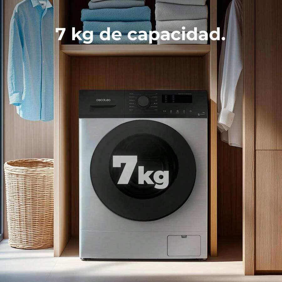 Cecotec Lavatrice Ctec Bolero DressCode 7150 Inverter Steel A Consegna ...