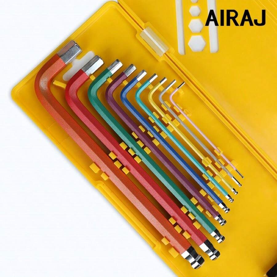 AIRAJ ELECTRIC Allen Key Set,Allen Hex WrenchScrewdriverBox-Packed Set ...