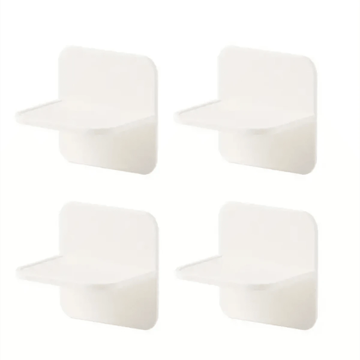 4pcs No-Drill Shelf Supports - Traceless Wardrobe Partition Brackets ...