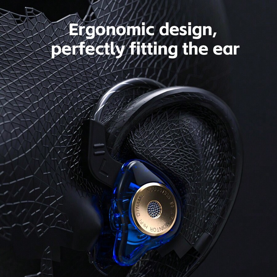 QKZ หูฟัง QKZ AK6-Ultra Professional Dynamic Driver หูฟังแบบเสียบใน Hi ...