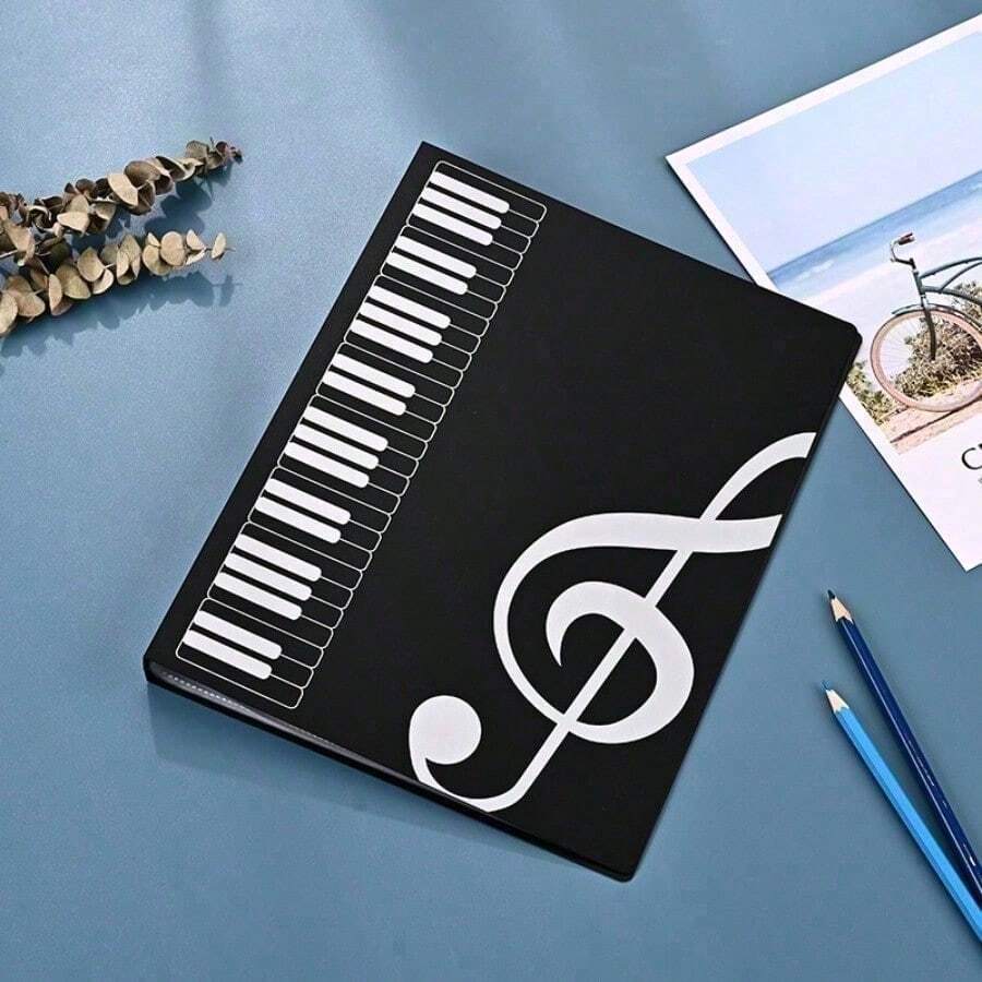 1PC Guitar Score Book Folder A4 Information Sheet Music Folder Five ...