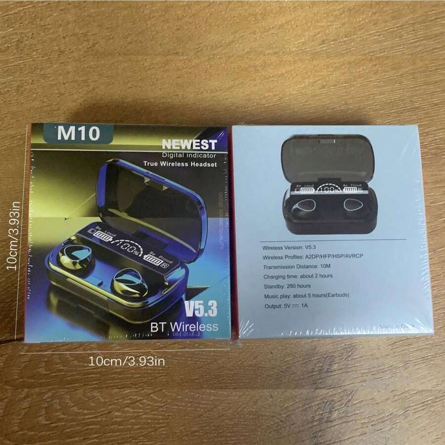 M10 Bluetooth Headset Ultra Long Life High Power Wireless Noise ...