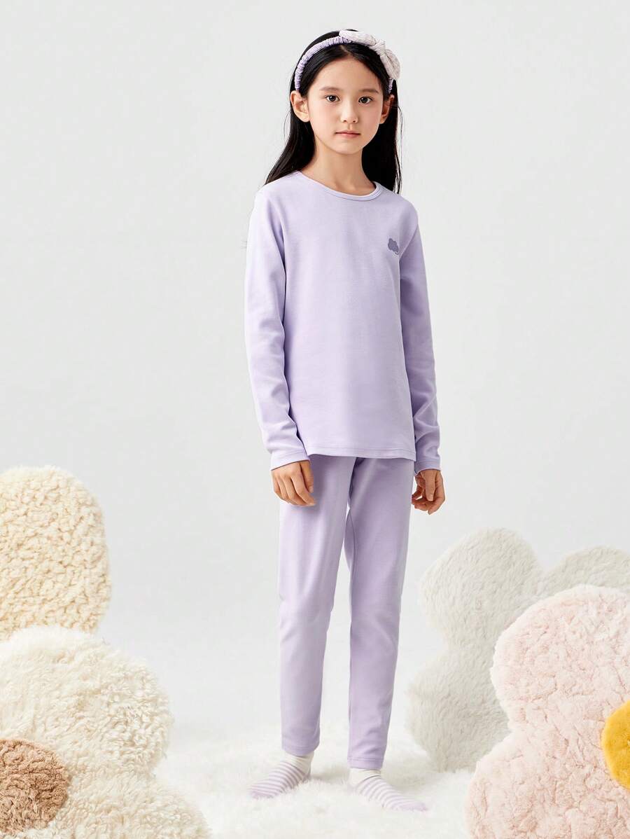 Balabala Girls' Thermal Set 2024 Winter For Older Tween Girl | SHEIN ...
