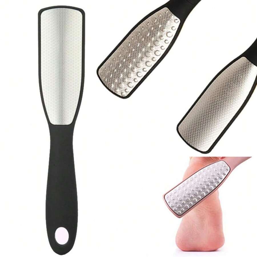 Basic Pedicure File, Stainless Steel Foot File Double-Sided ...