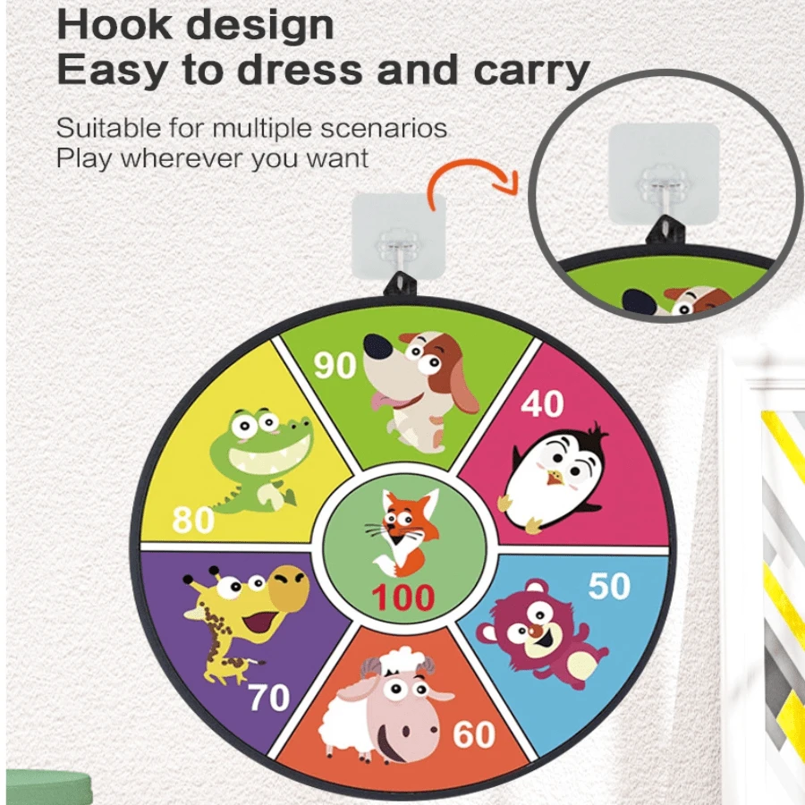 Target Throwing Dart Boards, Sticky Balls, Self-Adhesive Board Sets ...