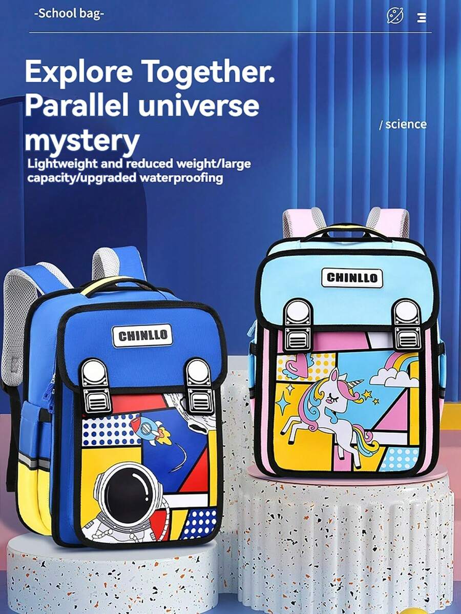 Primary School Students' Backpacks For Grades 1-3 To 6, Children's ...
