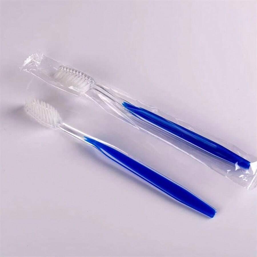 Disposable Adult Toothbrushes – Individually Wrapped Medium-Soft ...