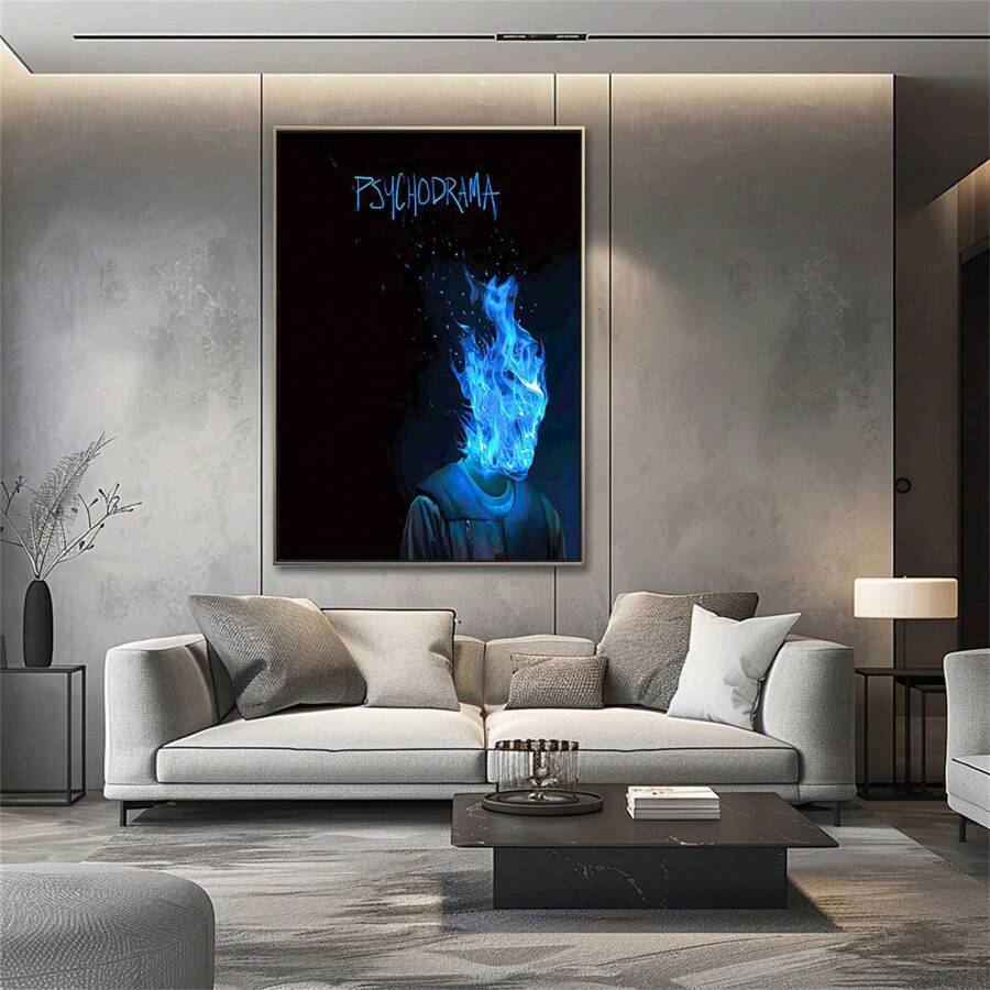 1 Piece Dave Psycho Drama Rapper Music Album Cover Canvas Art Poster ...