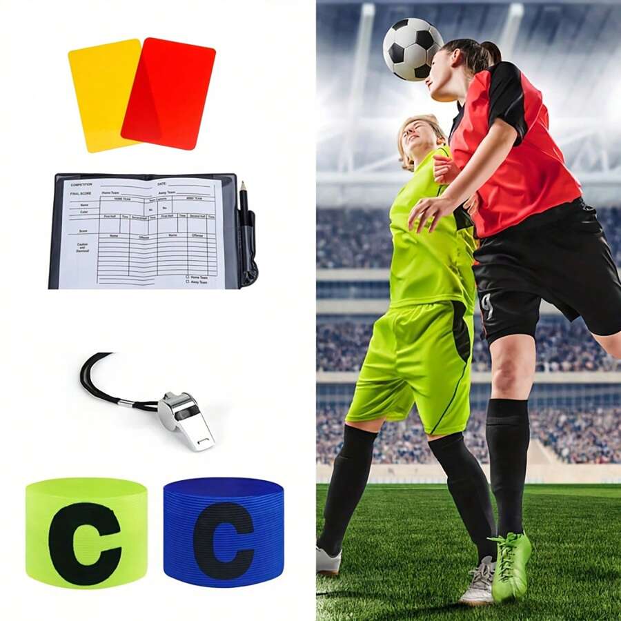 Soccer Referee Cards Kit ,Whistle Sets ,And Captain's Arm Bands ...