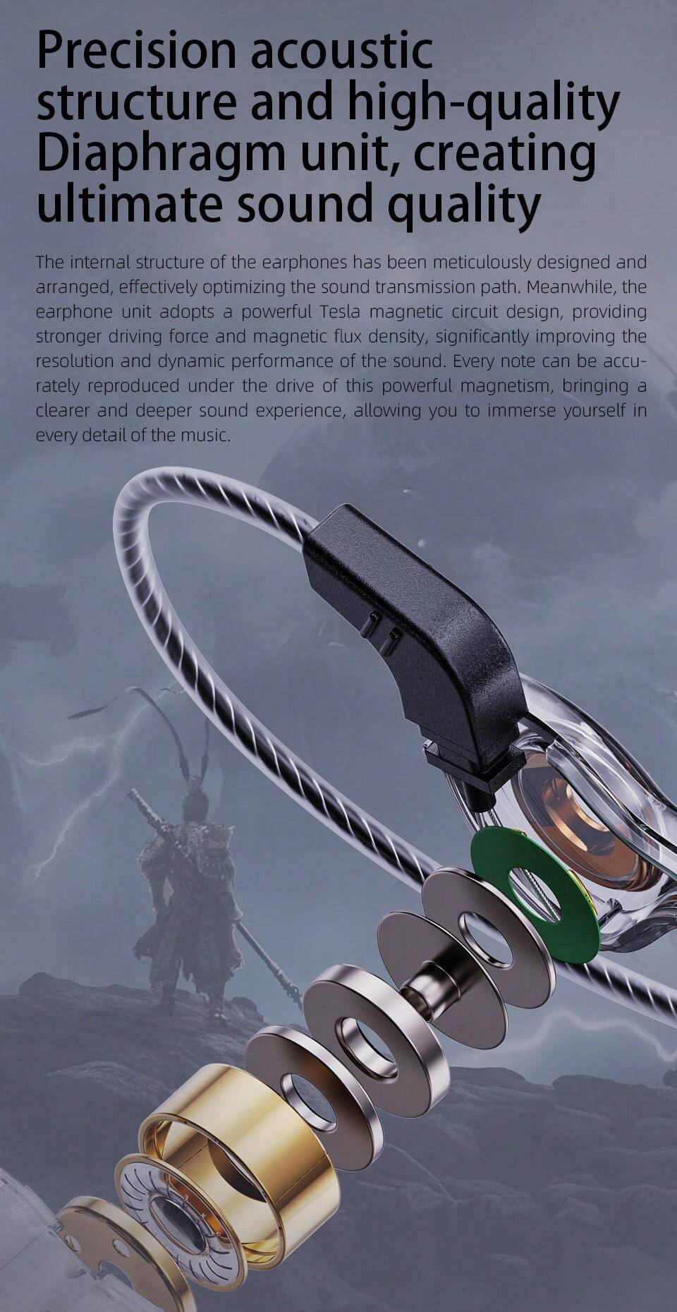 QKZ Original QKZ AK6-Ultra In-Ear Earphone Professional Dynamic Driver ...