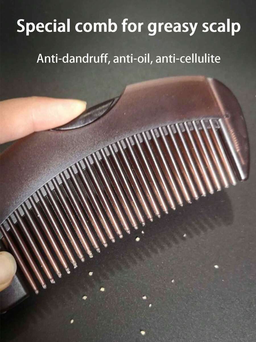 1PC Dandruff Comb, Energy Massage Comb, Degreasing Energy Comb, Hollow ...