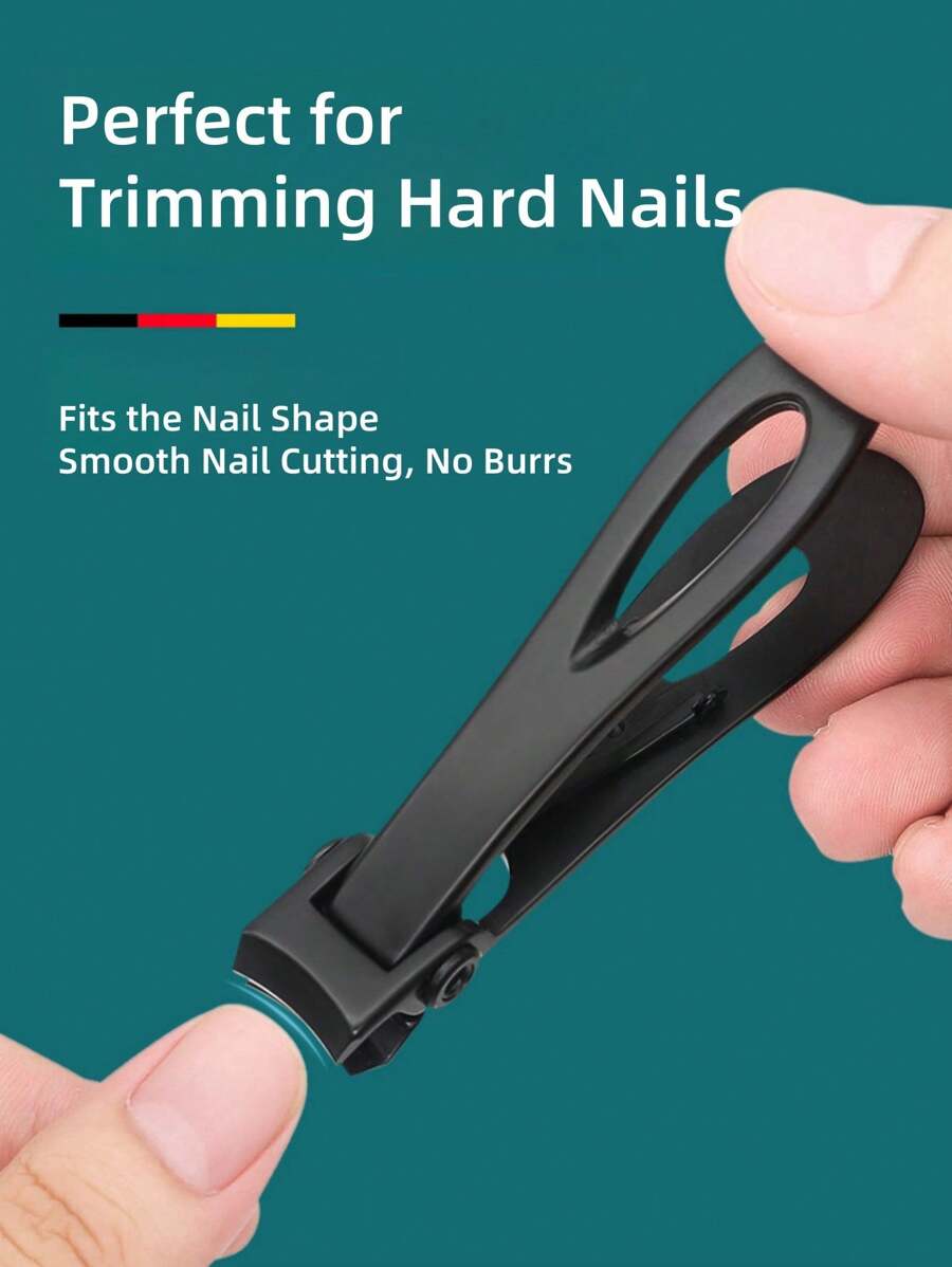 Premium Sharp Blade Nail Clipper, Stainless Steel Nail Cutter Wide ...