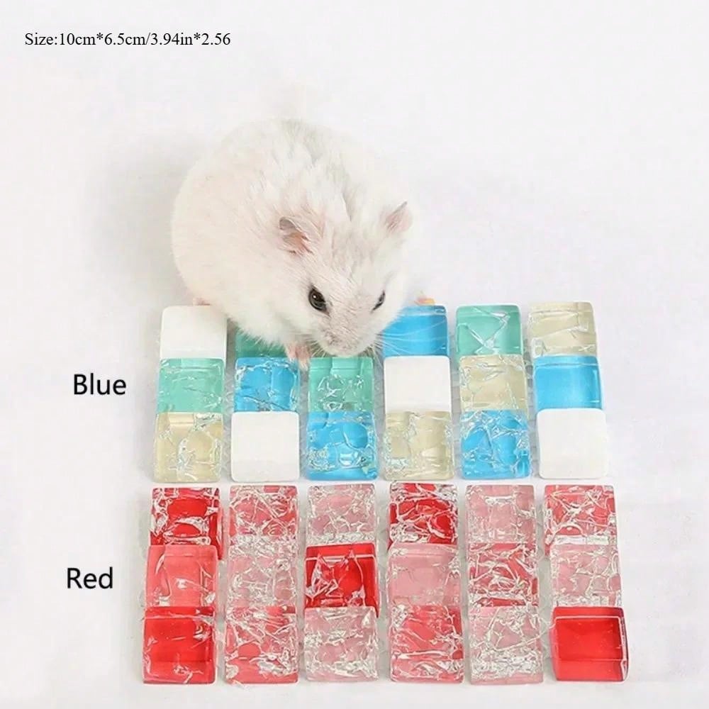 Hamster Cooling Mat, Summer Cooling Icy Bed Mosaic Cooling Blanket ...