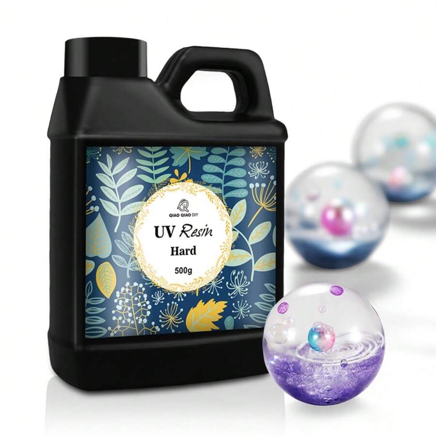 UV-hars 500g bulk Geen geur Upgrade heldere UV-epoxyhars Harde snel uithardende harskit Sieraden ...