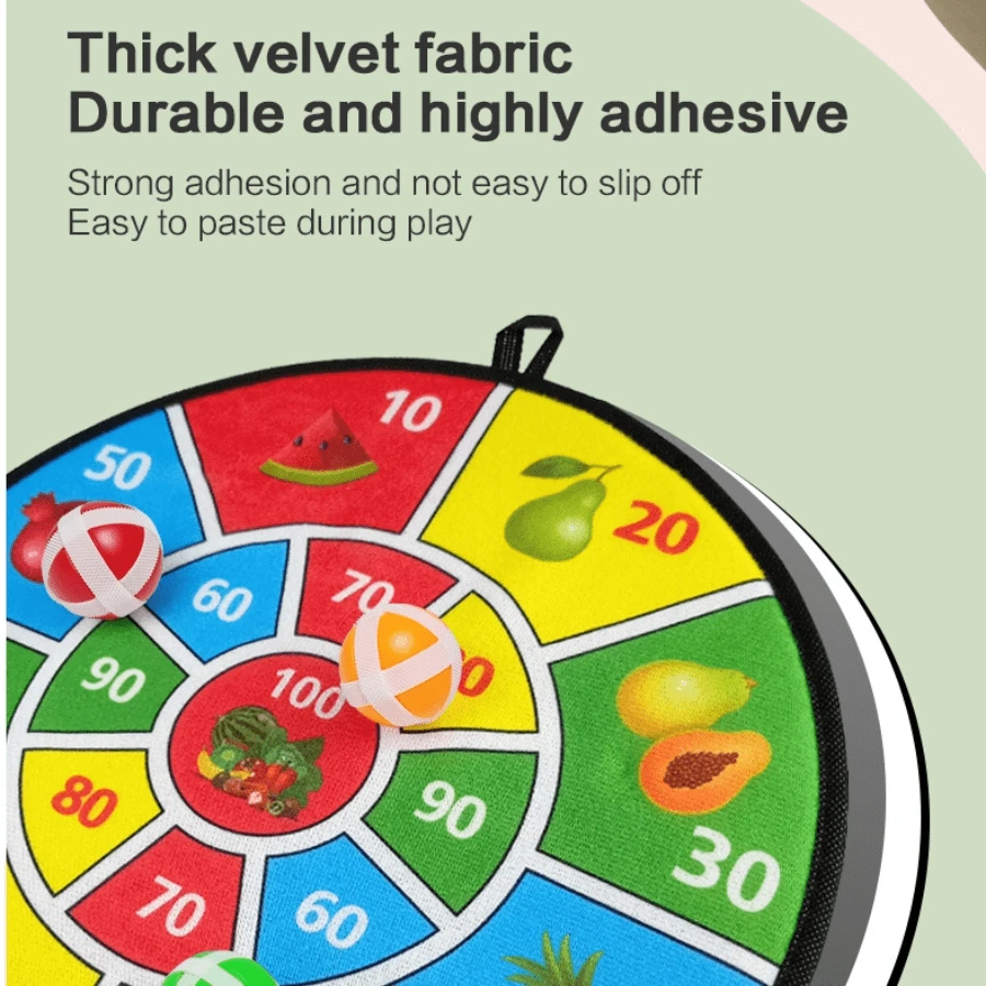 Target Throwing Dart Boards, Sticky Balls, Self-Adhesive Board Sets ...