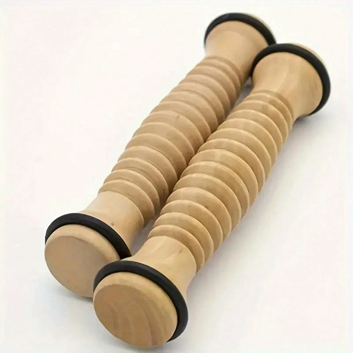 Wooden Foot Roller Massager - Reflexology Relief And Relaxation Tool ...