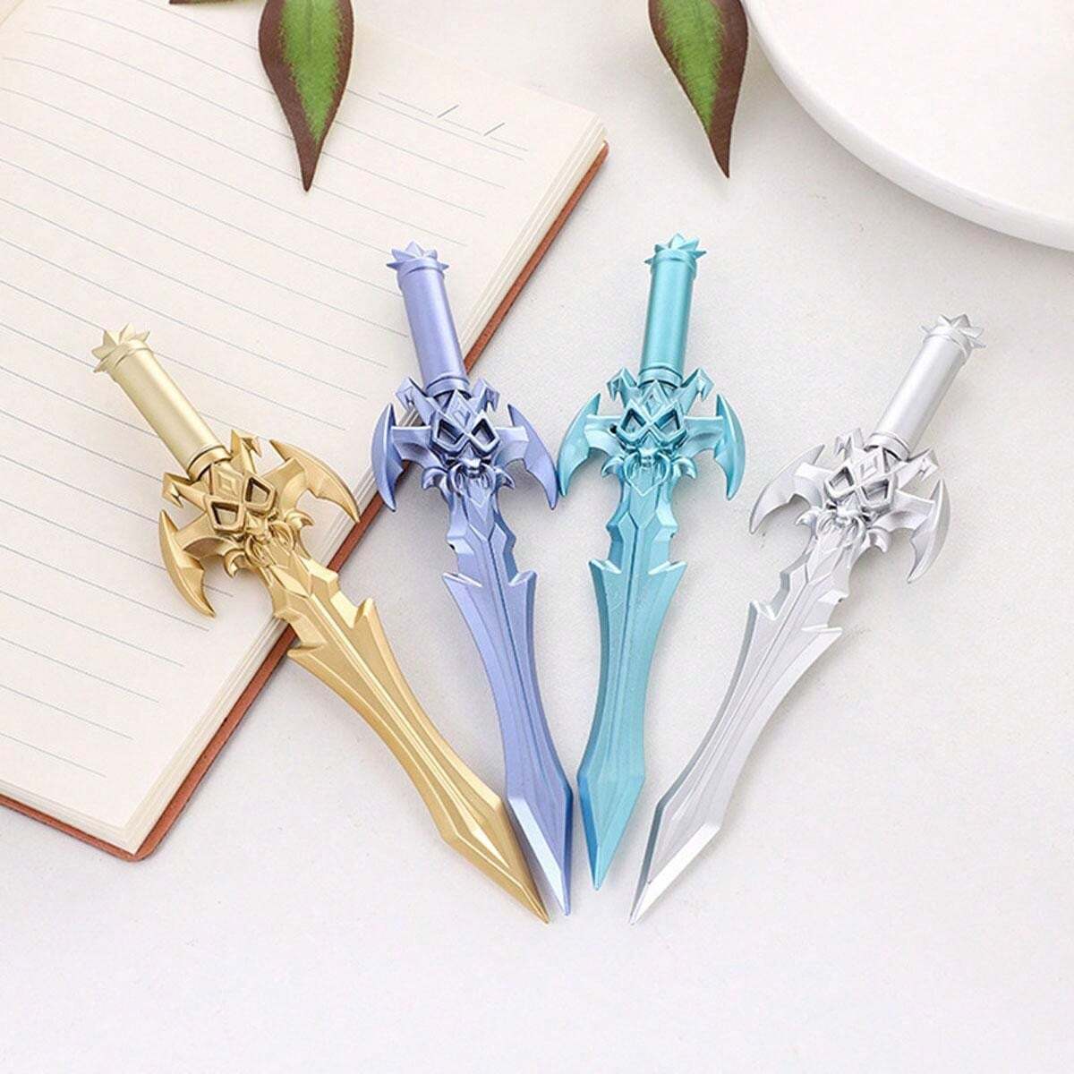 Creative Sword Shaped Neutral Pen, Anime Weapon Design Student ...