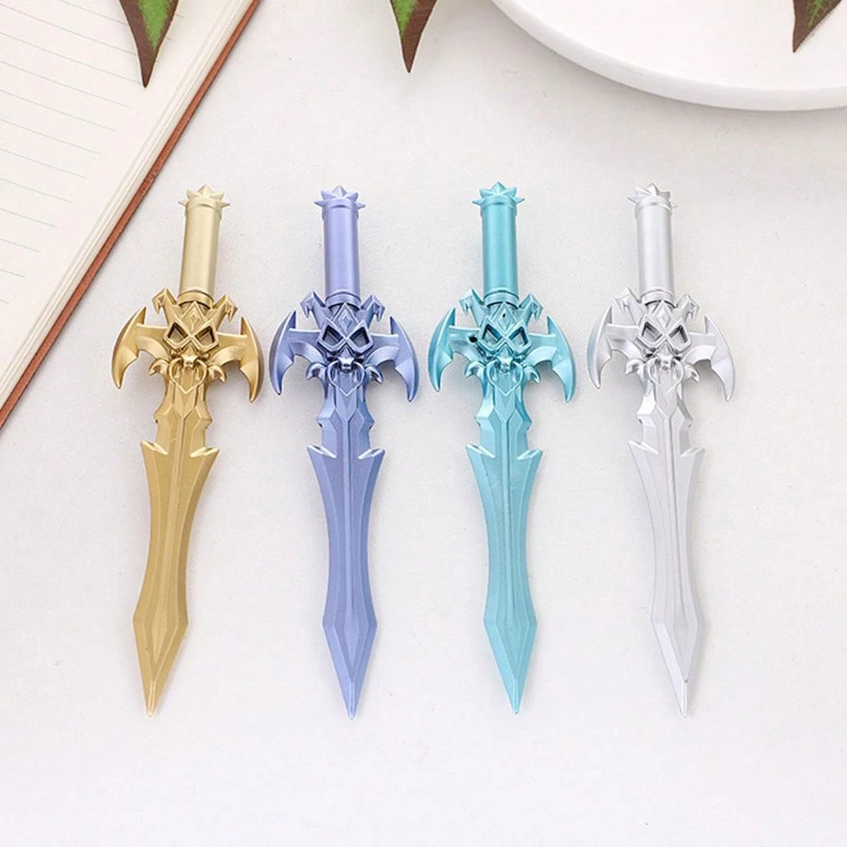 Creative Sword Shaped Neutral Pen, Anime Weapon Design Student ...